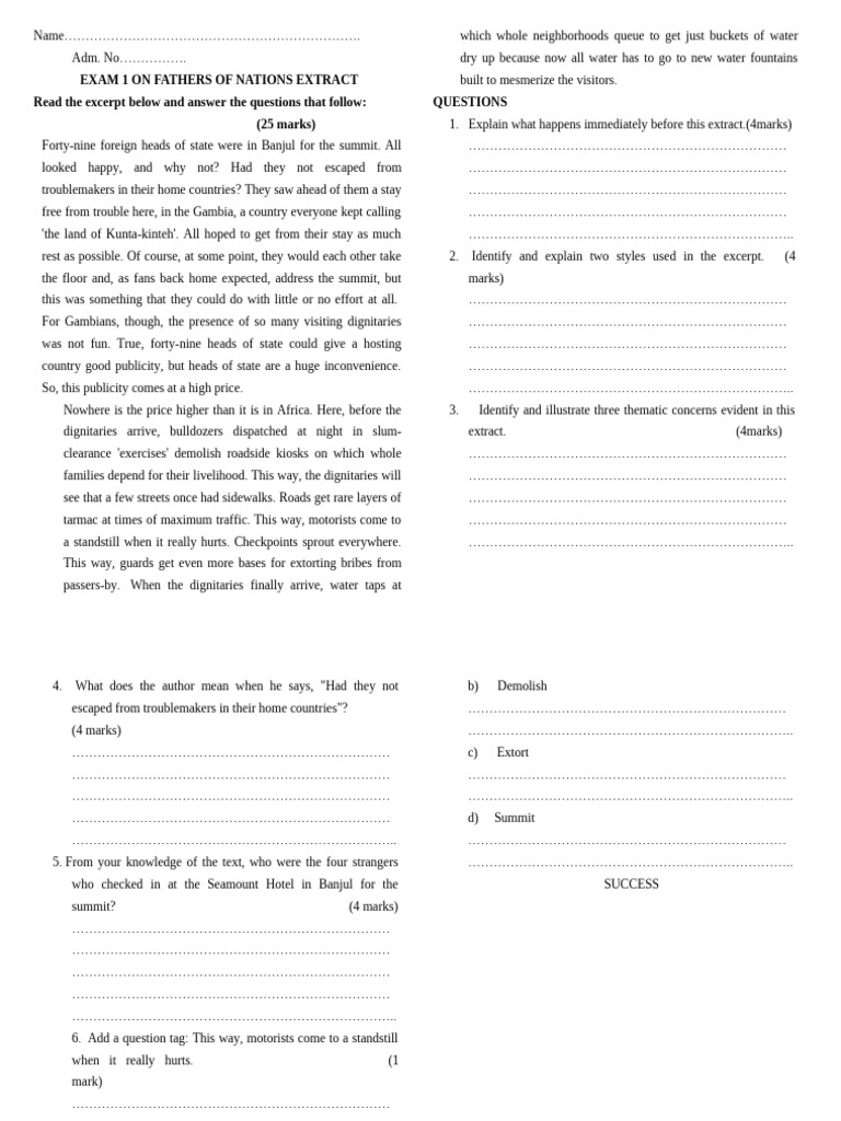 Fathers of Nations Excerpt 1 | PDF