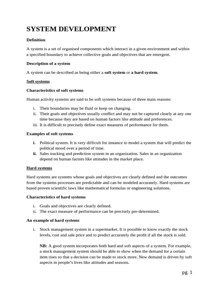 Understanding System Development Concepts | PDF | System | Feasibility Study