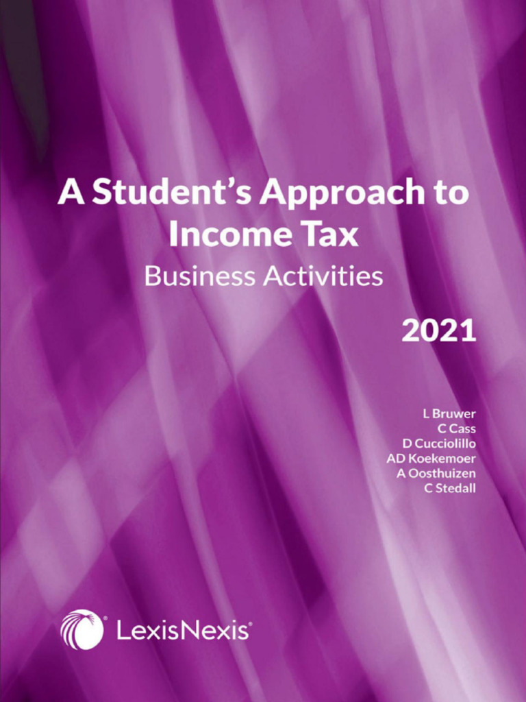 A Students Approach To Income Tax For Business Activities 2021 | PDF ...