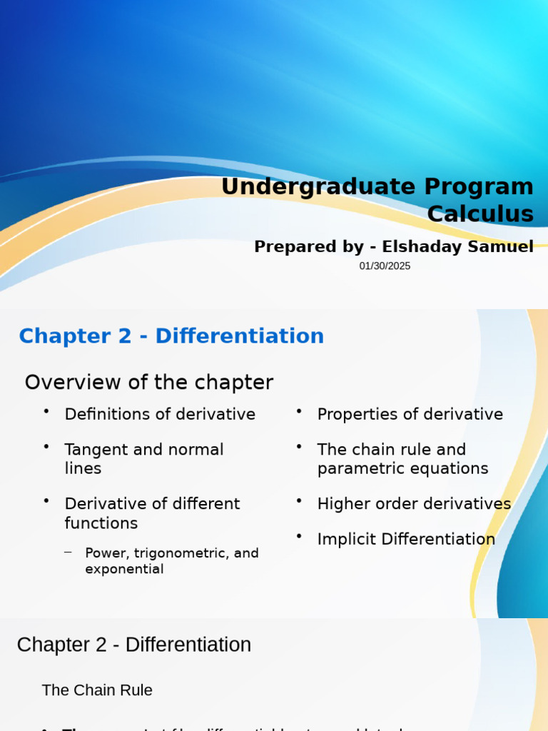 Calculus Chapter Second Class (Scribd) | PDF