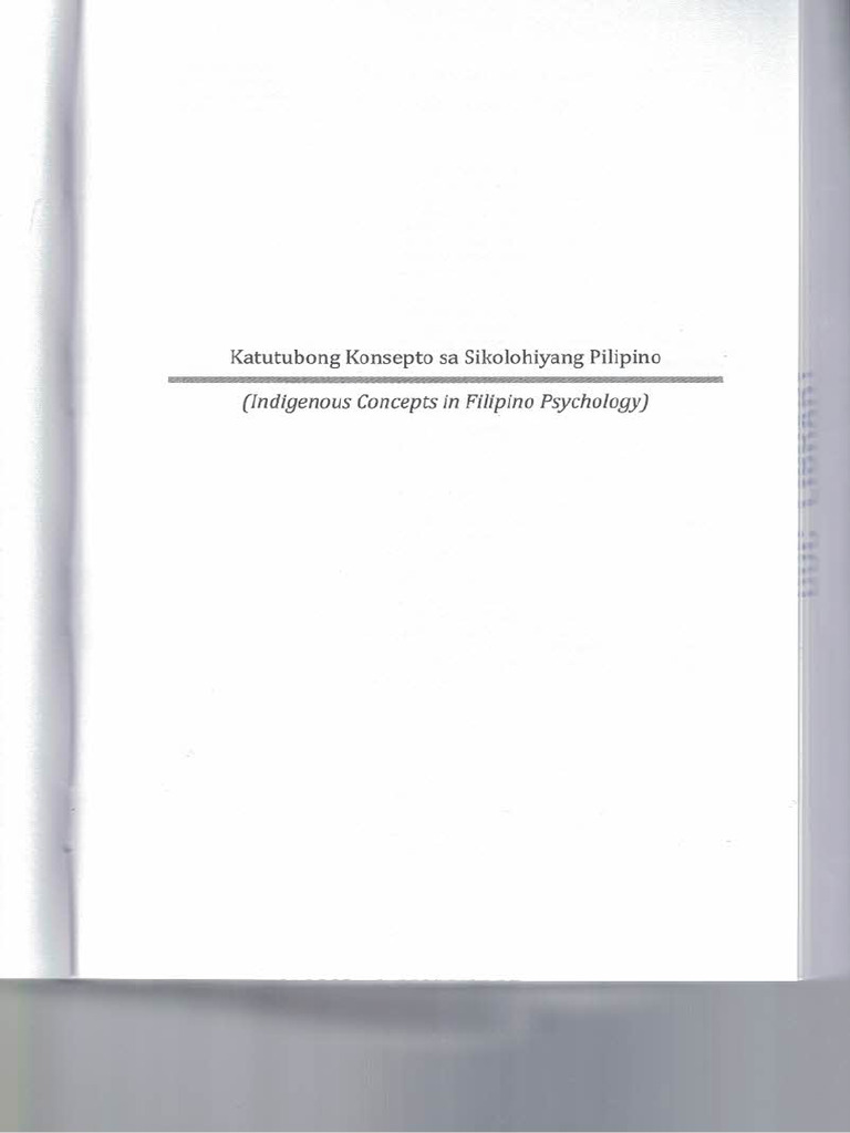 Chapter 15-100 (Hanbuk NG Sikolohiyang Pilipino - Bolyum 1 ...