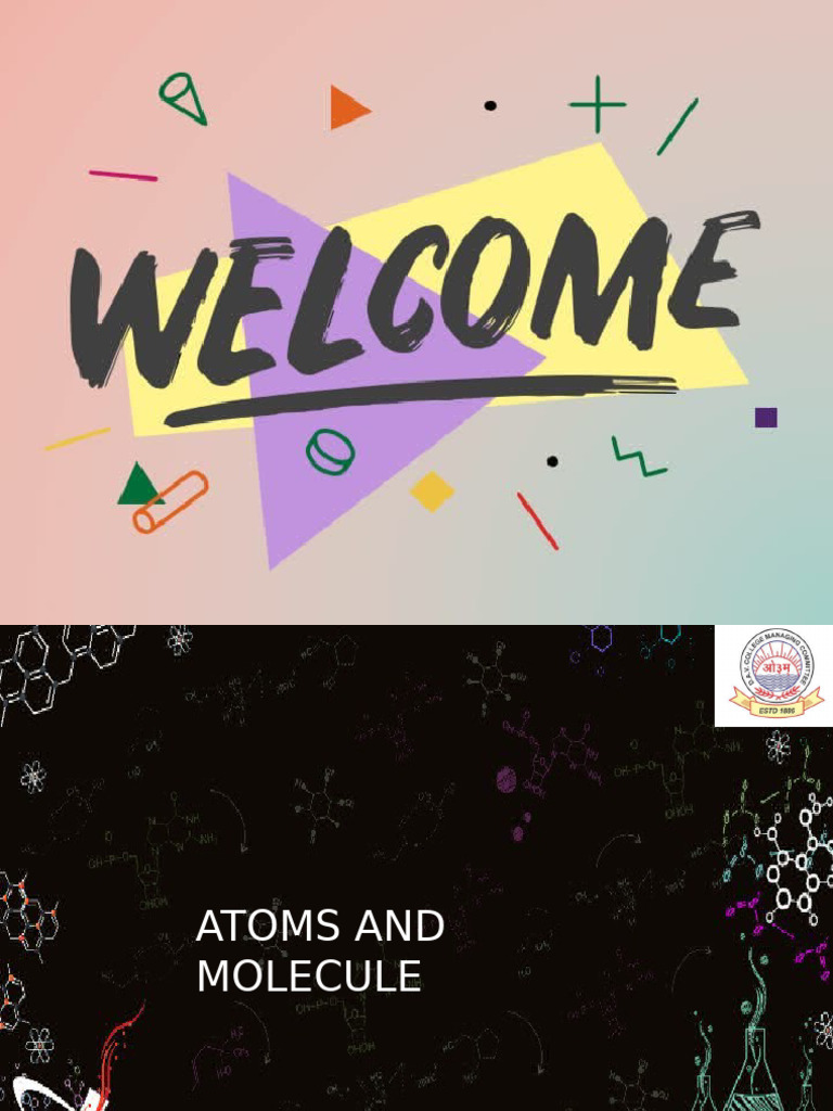 Atoms and Molecules | PDF