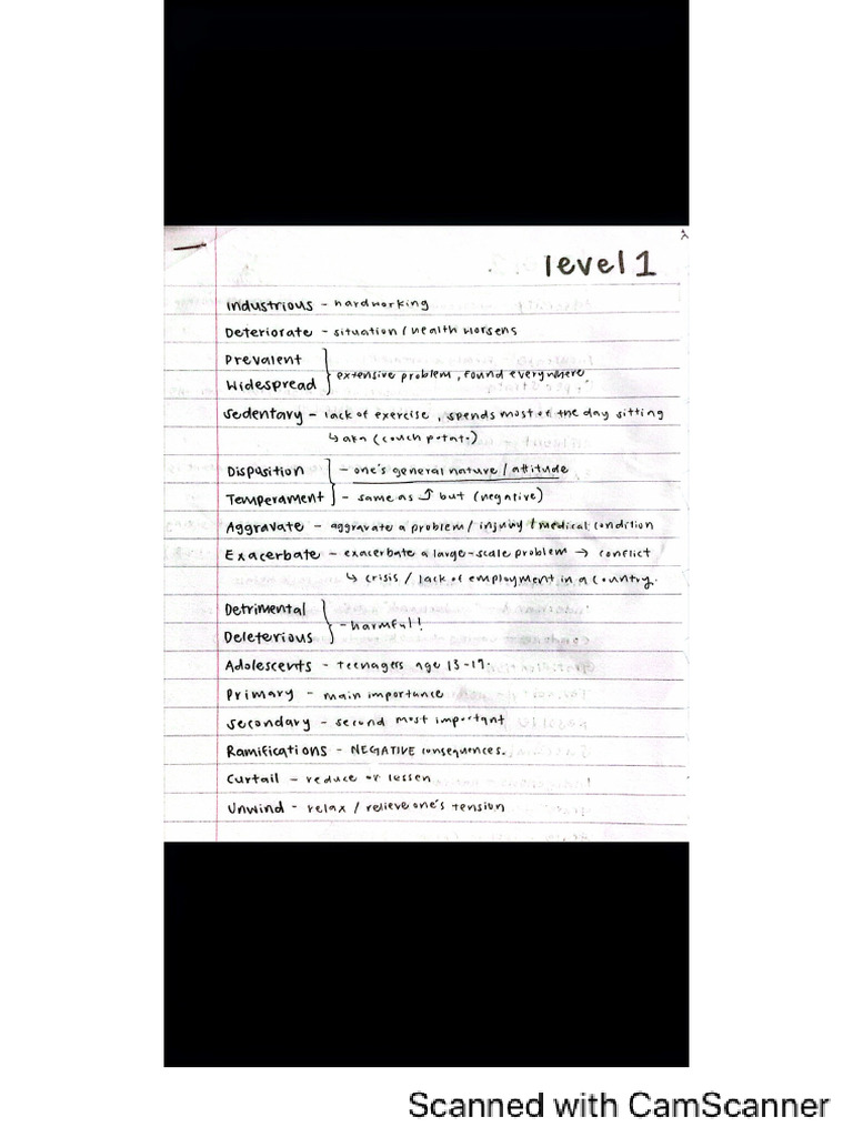 Vocab List | PDF