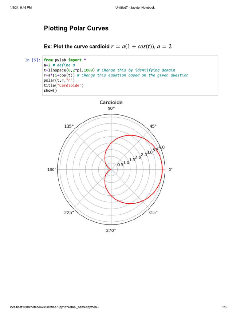 Unit 1 Plotting Curves | PDF