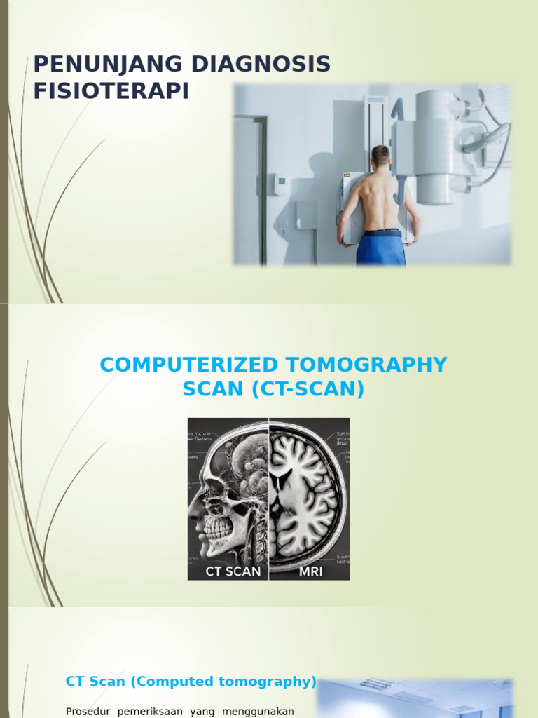 Penunjang Diagnostik CT Scan | PDF