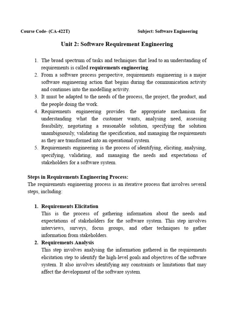 Software Requirements Engineering Guide | PDF | Conceptual Model | Data ...