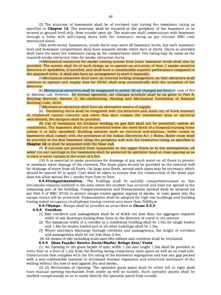 ACPH in Case of Fire As Per Bye Law For RO Bangalore Project | PDF