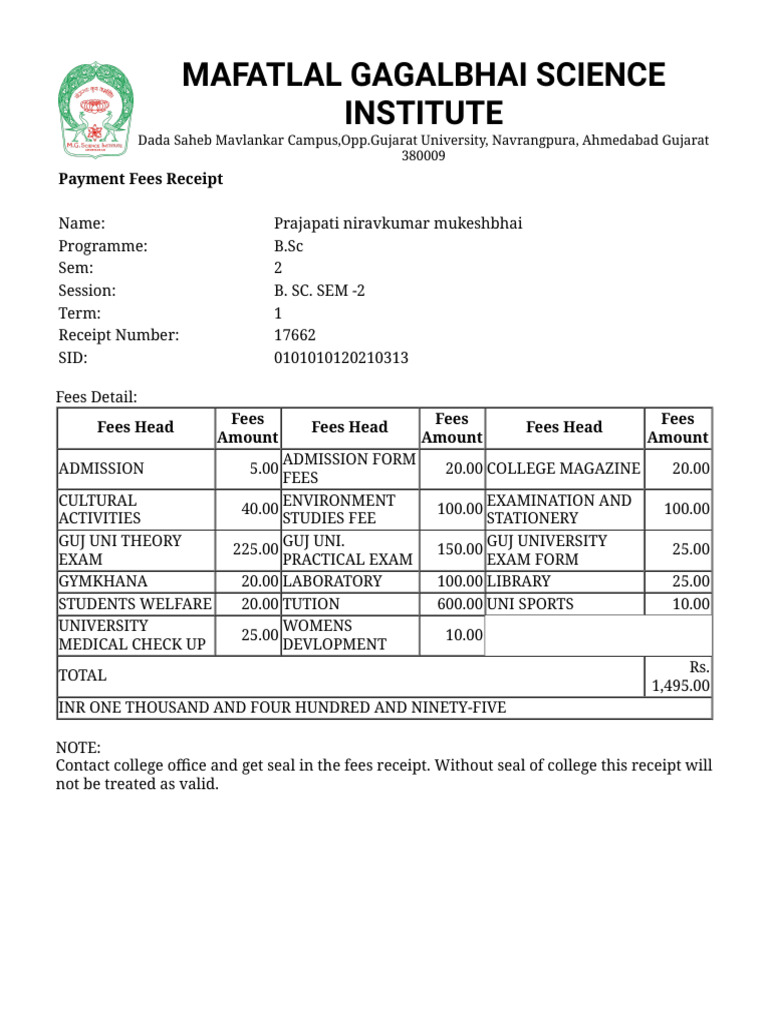 Fees | PDF