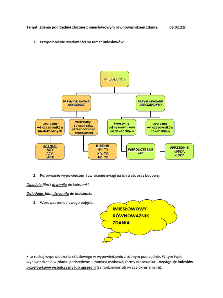 Jezyk Polski KL 7c 08.02.21r. | PDF