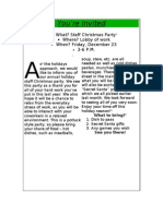 Sample Closing Remarks | PDF | Christmas | Religious Festival Or Holiday