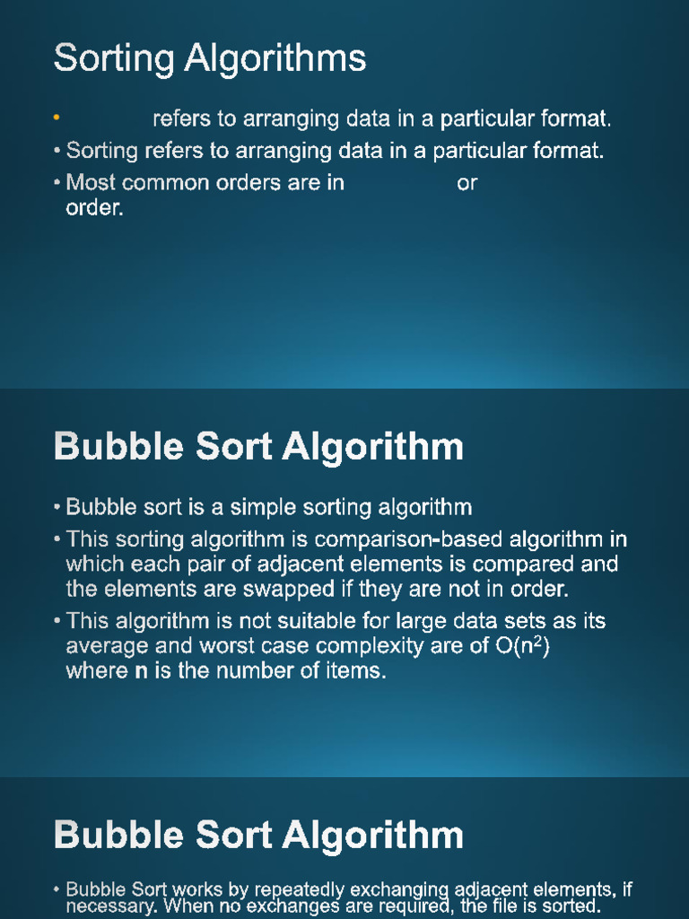 Chapter 10 Analysis of Sorting Algorithms | PDF | Algorithms And Data Structures | Algorithms