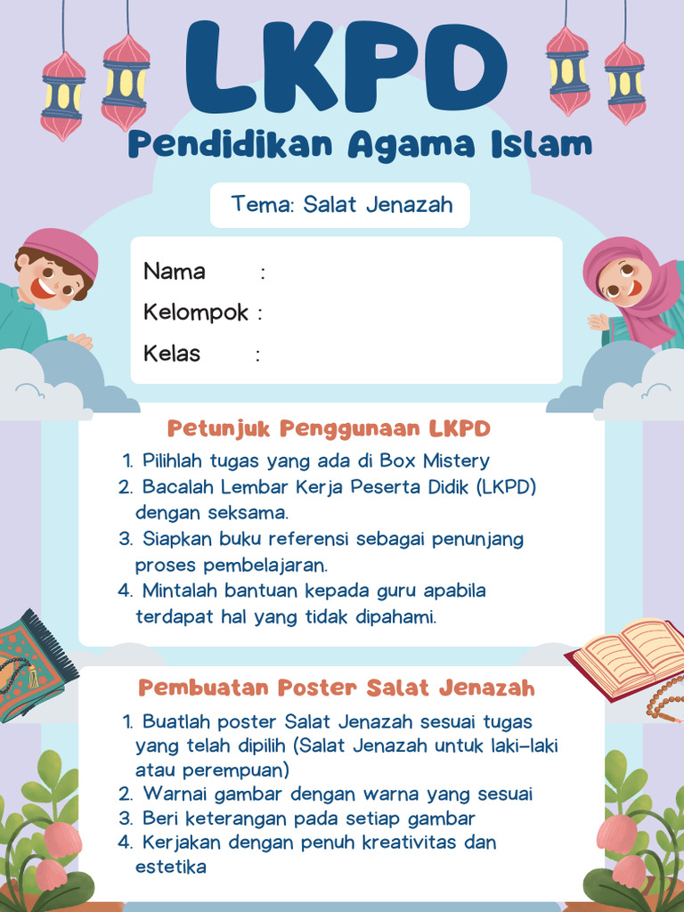 LKPD Salat Jenazah New | PDF