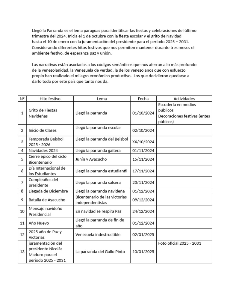 Llegó La Parranda | PDF | Navidad | Venezuela