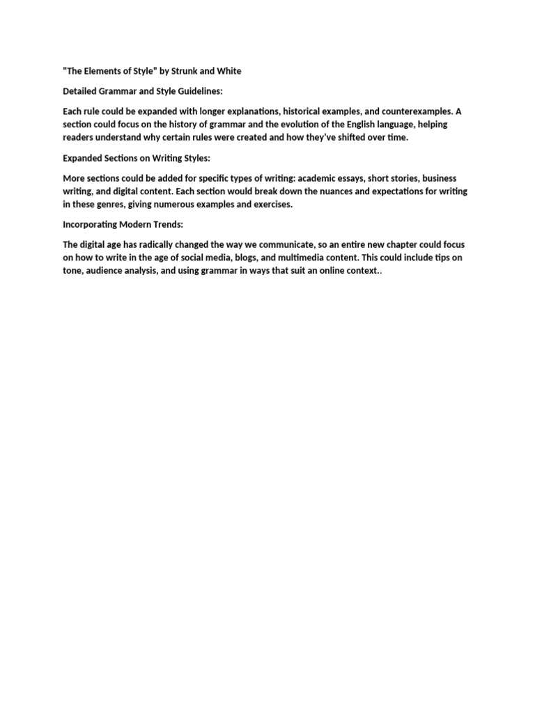 The Elements of Style | PDF