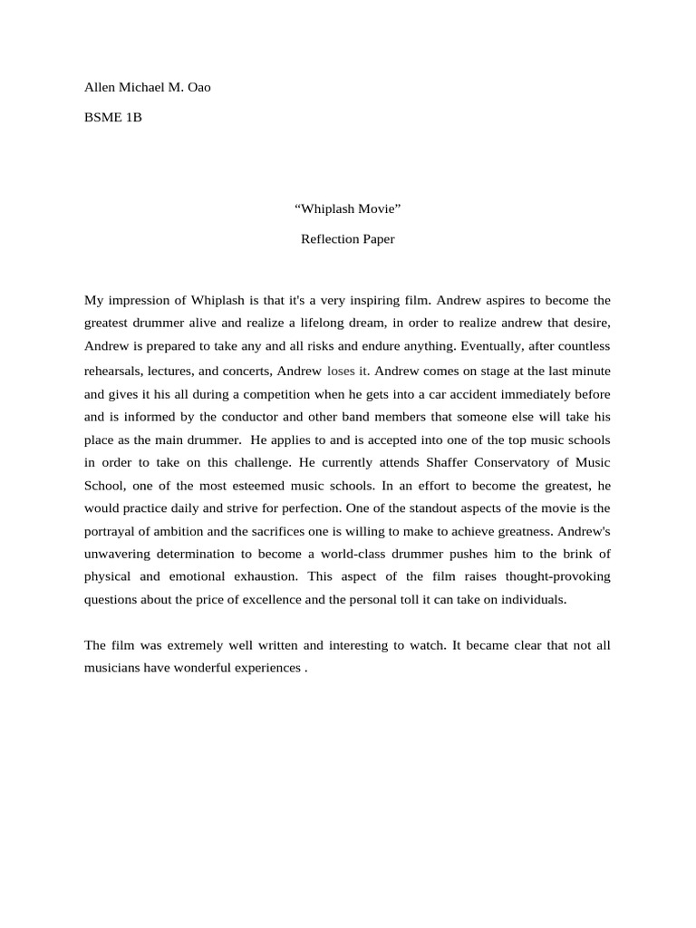 Reflection Paper | PDF