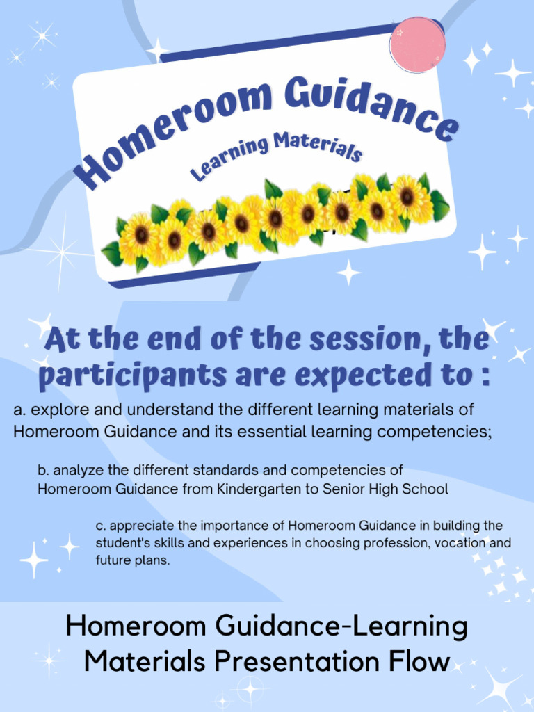 Homeroom Guidance Learning Materials | PDF