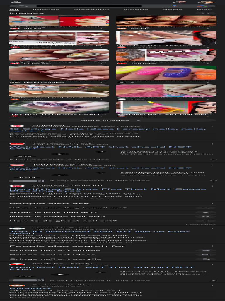 Cringe Nail Art - Google Search | PDF | Foot | Beauty