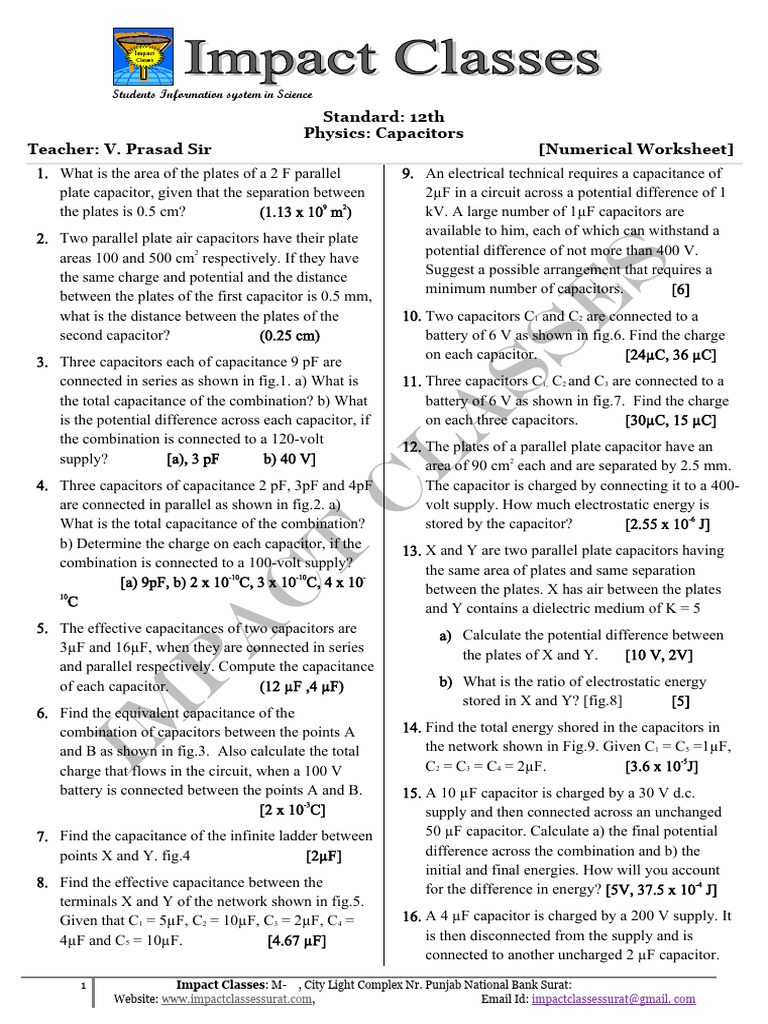 5 Capacitor | PDF | Capacitance | Capacitor