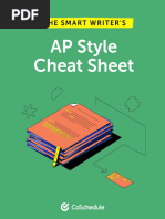 AP Style Guide for Dates and Datelines | PDF | Comma | Ellipsis