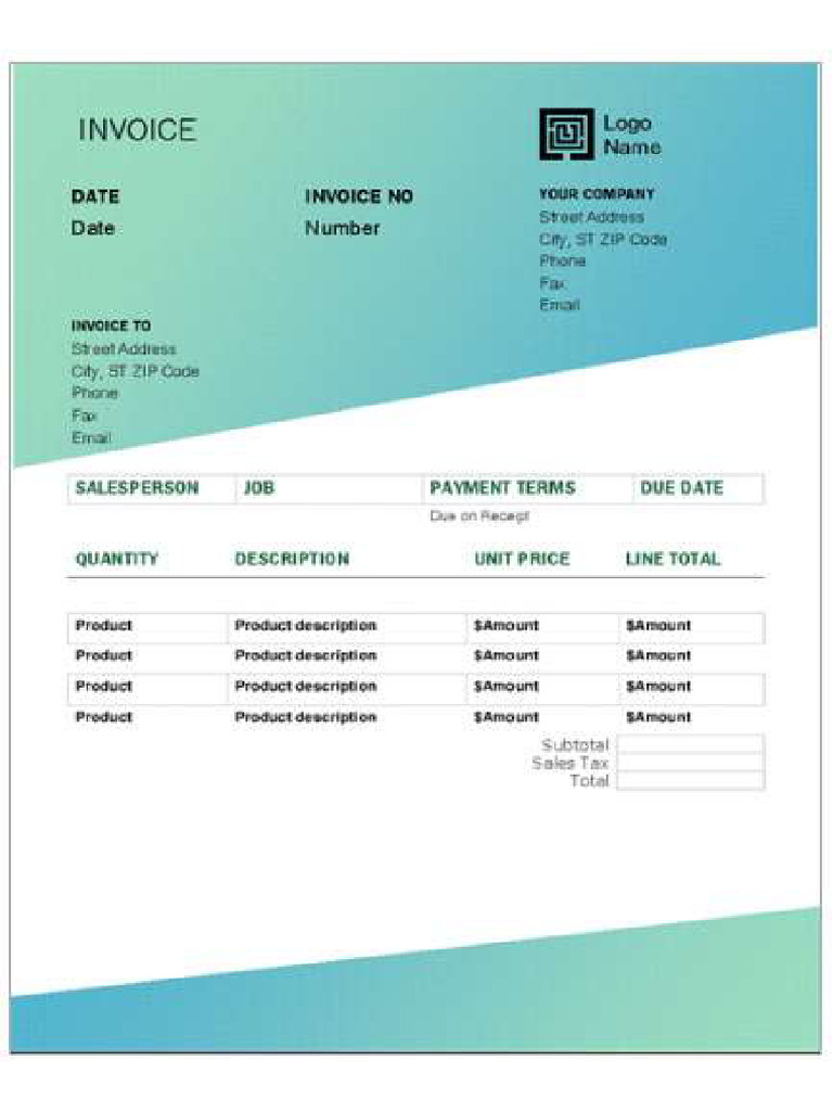 Sample Invoice Format | PDF