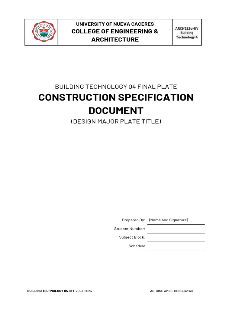 Outline Specs Sample Format | PDF | Textiles | Color
