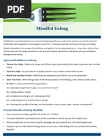 Script Mindful Eating | PDF | Mouth | Senses