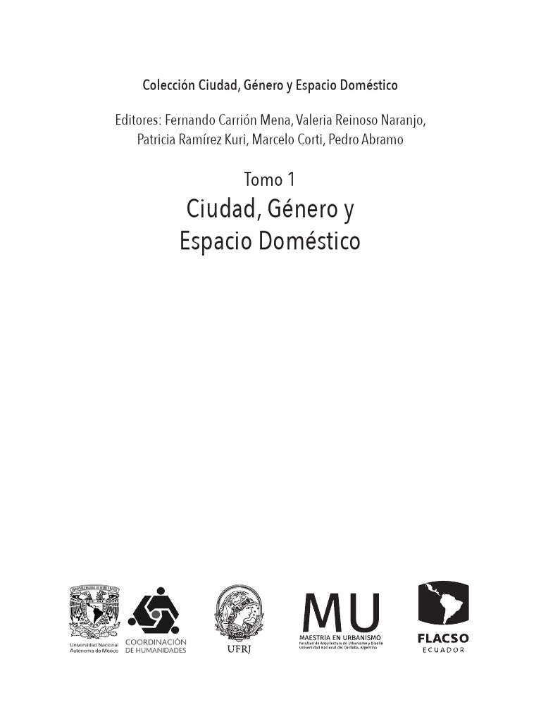 Lflacso t1 Carrion Ed 156931 Pubcom | PDF | Género | Estudios de género