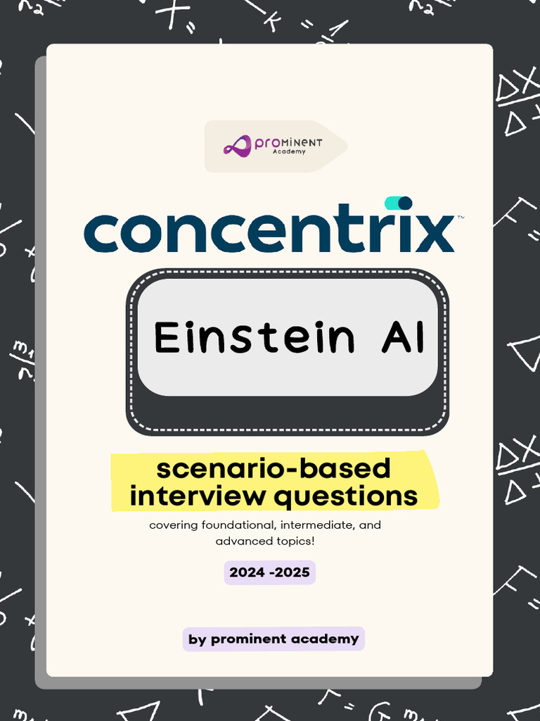 Concentrix Einstein AI Interview Questions | PDF | Analytics | Artificial Intelligence