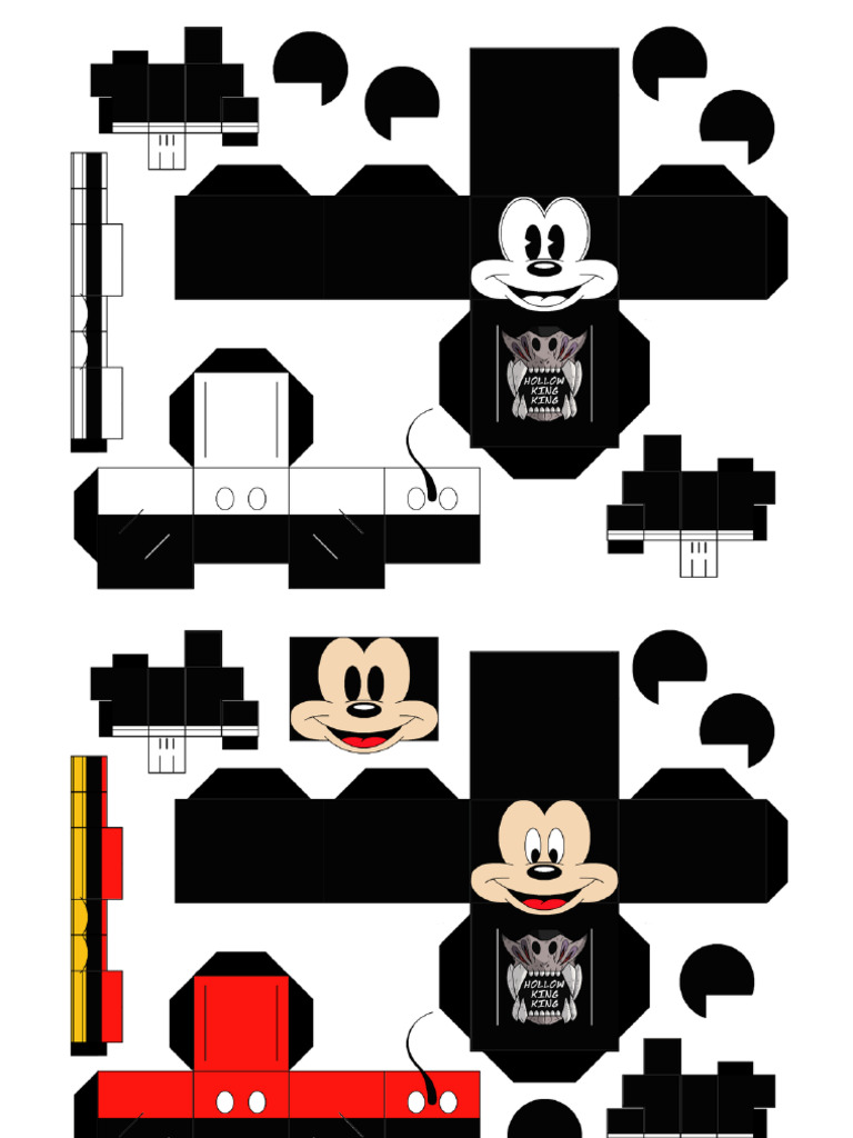 mickey-mouse-paper-toy-paper-craft | PDF