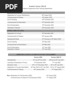 TUT 2025 Academic Core Calendar | PDF | Academic Term