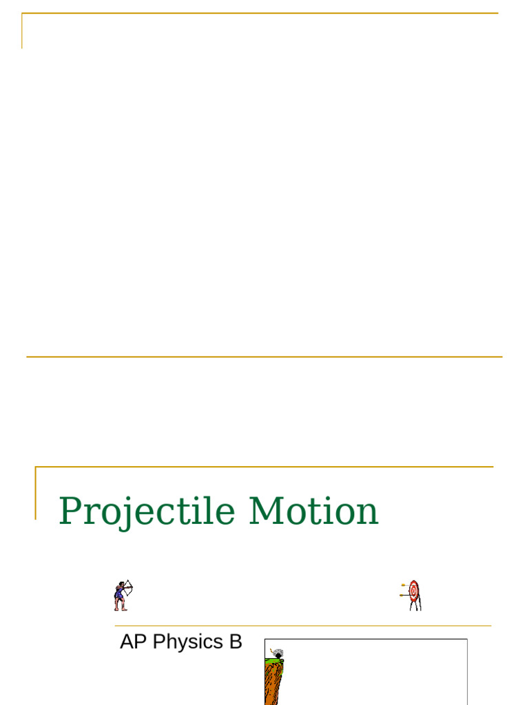 Understanding Projectile Motion Concepts | PDF | Mechanics | Physics