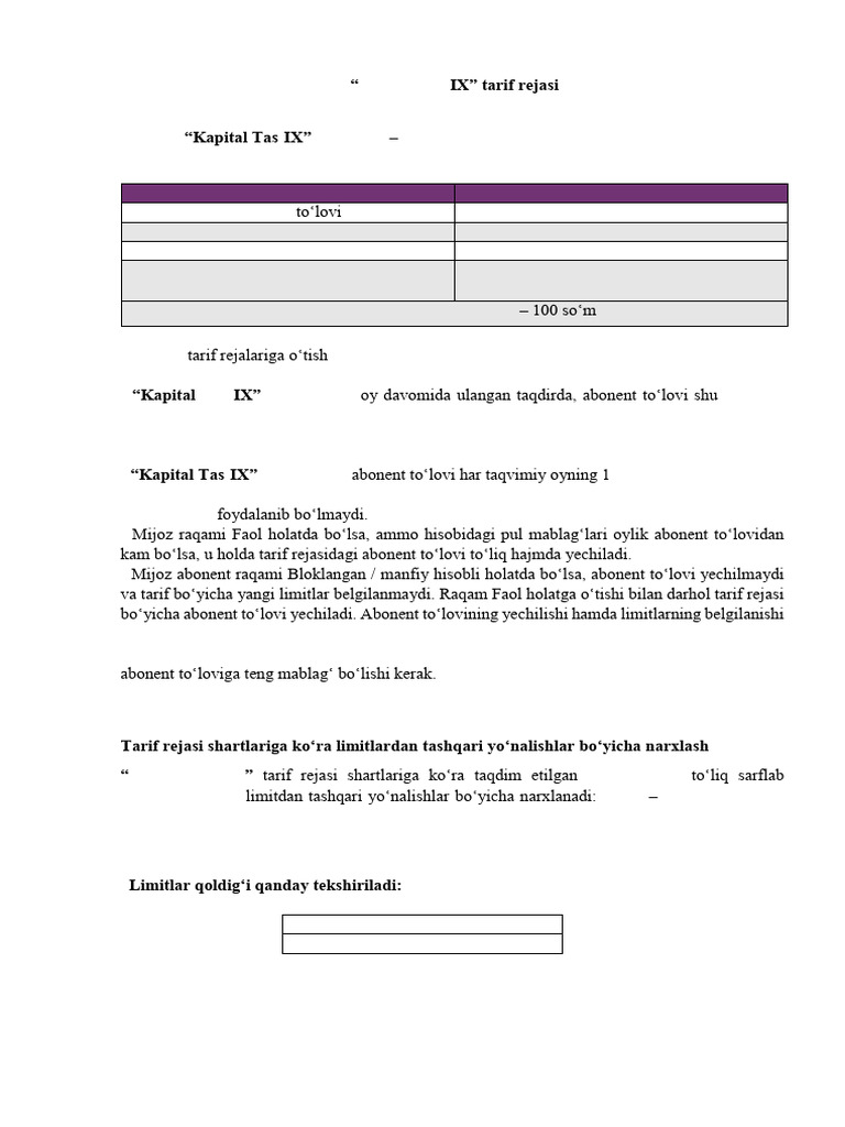 Kapital Tas-Ix UZB | PDF