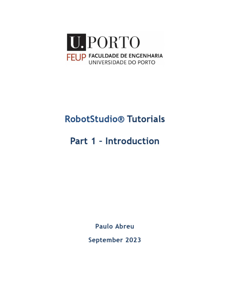 2023 RobotStudio p1 - Introduction | PDF | Window (Computing ...