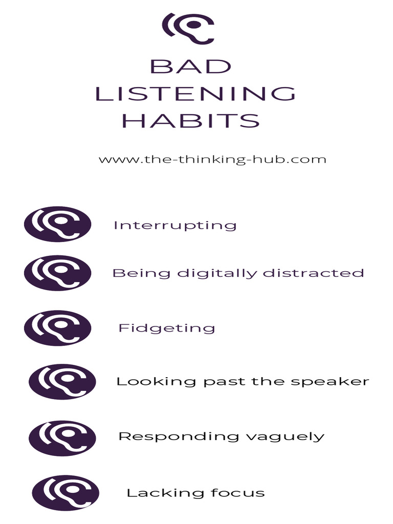 Bad+Listening+Habits | PDF