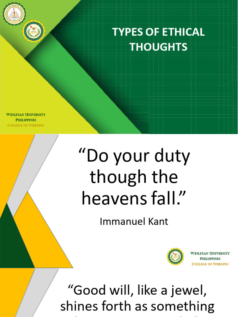 Week 2 Types of Ethical Thoughts | PDF | Justice | Crime & Violence