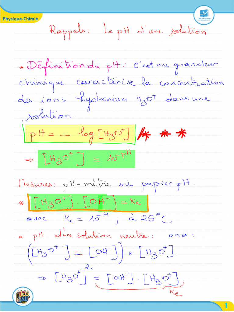 65a9349a67aca - Corrigé-Acide - Base | PDF
