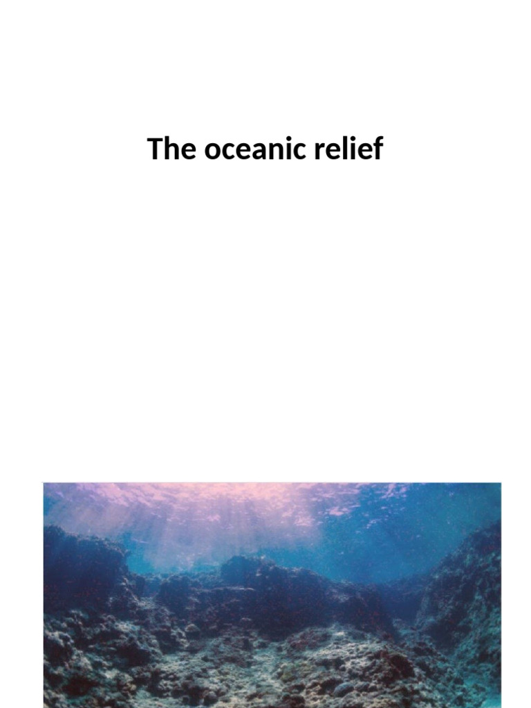 Understanding Oceanic Relief Features | PDF