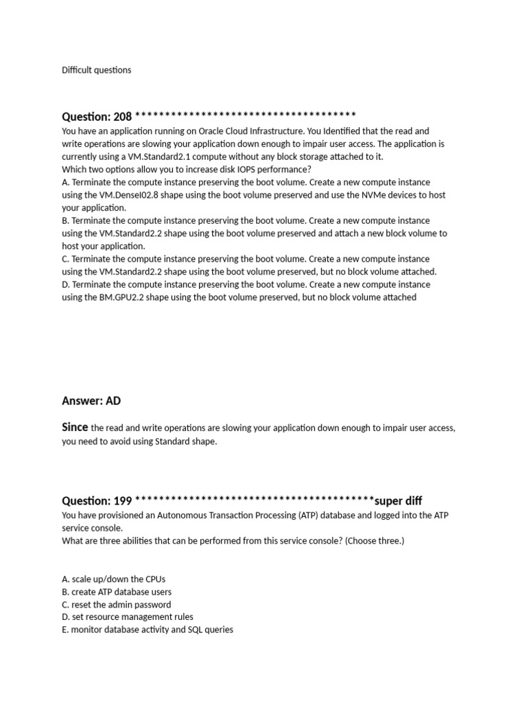Difficult Questions | PDF | Computer Network | Databases