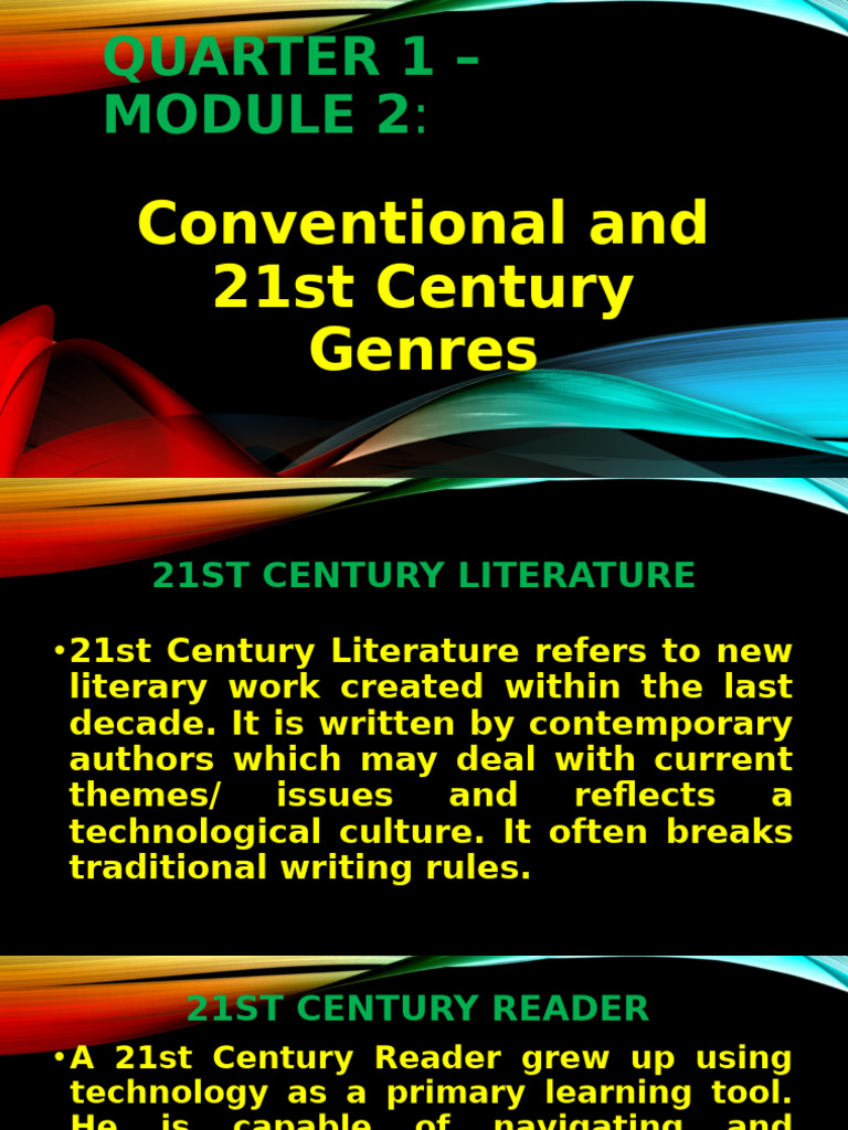 21ST Century Litmodule 2 | PDF | Poetry | Narrative