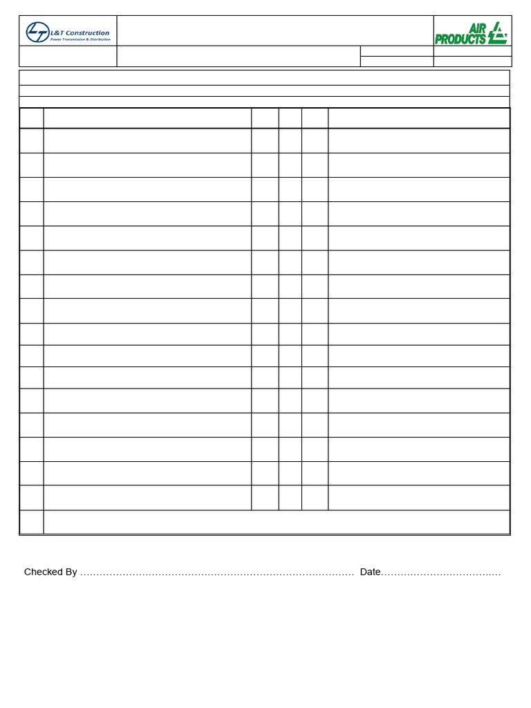 Welding and Cutting Check List | PDF