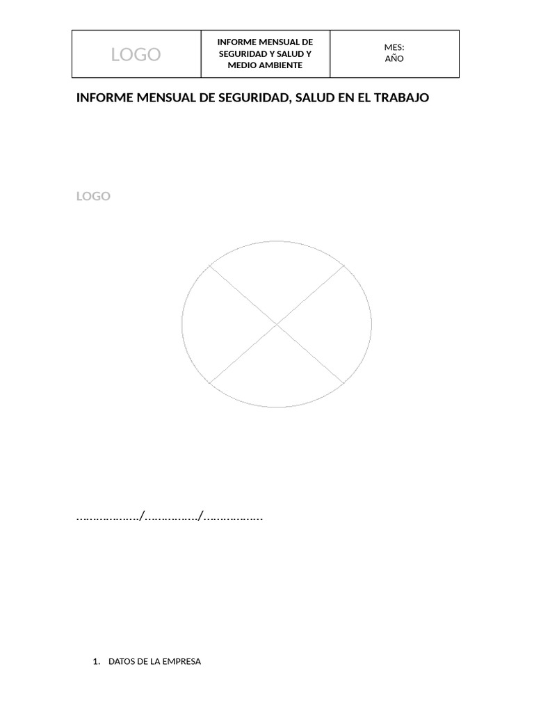 Informe Mensual de Seguridad | PDF