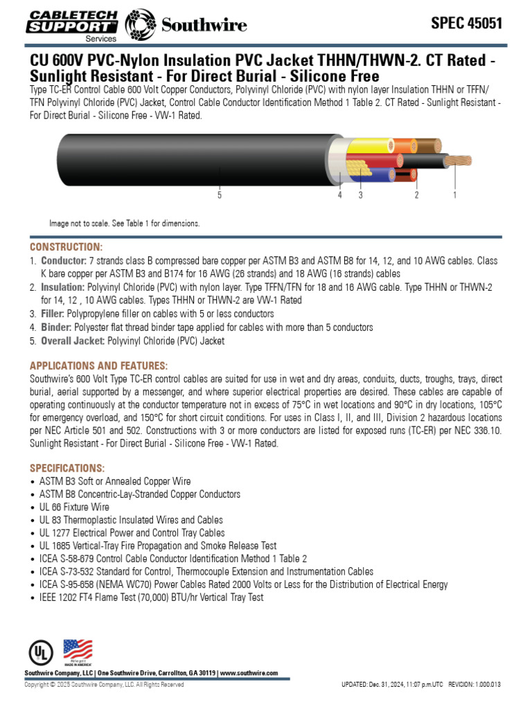 2.13 cable tc | PDF | Building Materials | Electromagnetism