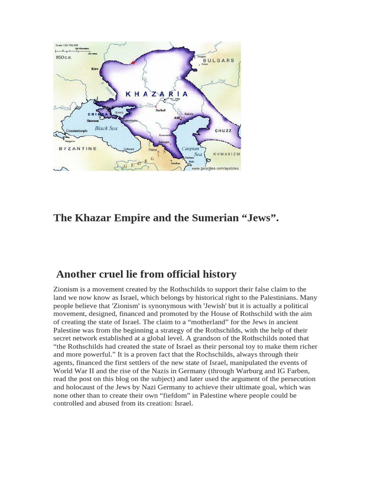 The Khazar Empire and The | PDF | Zionism