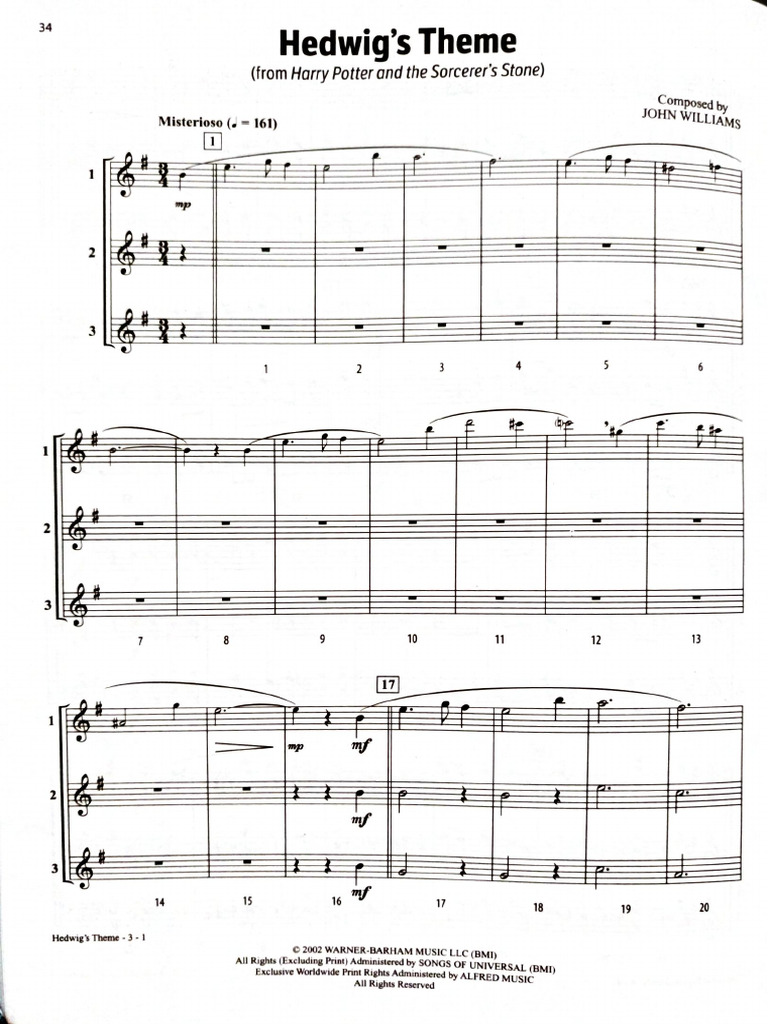 Hedwig's Theme | PDF