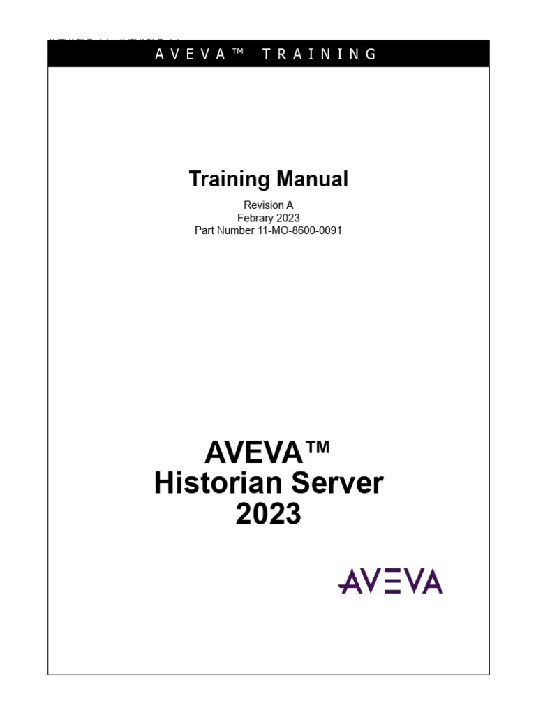 HistorianServer 2023 RevA Manual | PDF | Microsoft Sql Server | Databases