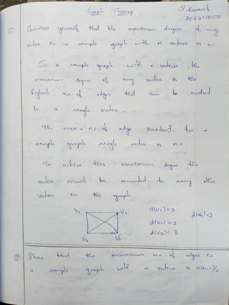 Graph Theory Concepts Explained | PDF