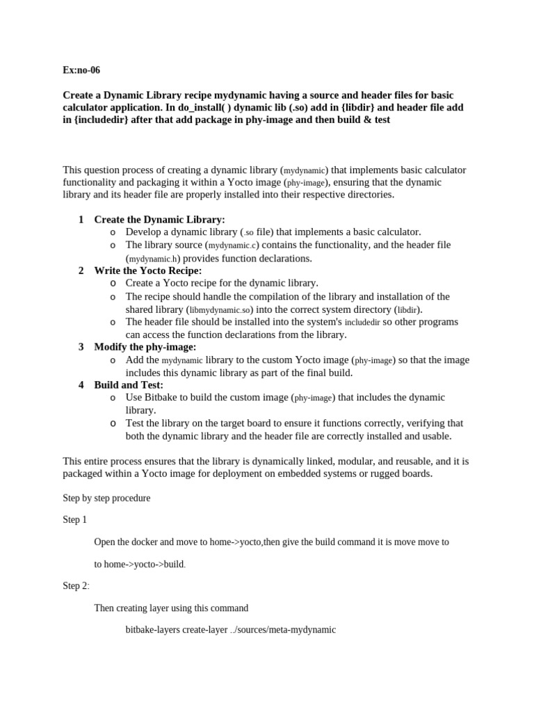 Updated Experiment Procedure.docx_0 | PDF | Library (Computing ...