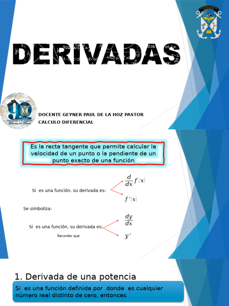 Reglas de Las Derivada | PDF | Derivado | Cálculo