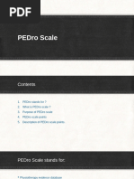 PEDro Scale | PDF | Standard Deviation | Standard Error
