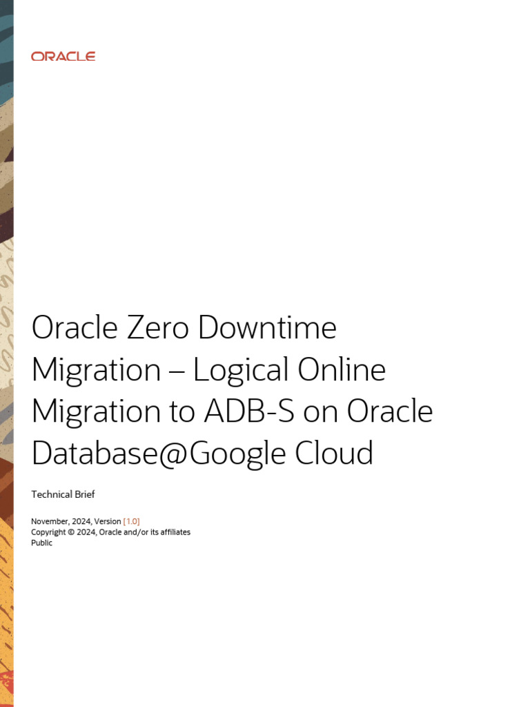Oracle Zero Downtime | PDF | Cloud Computing | Databases